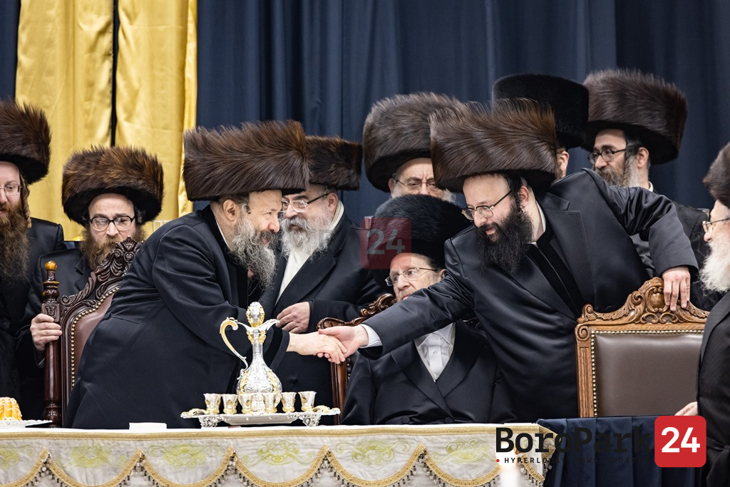 Photo Gallery: Wedding of Grandson of the Bobov-45 Rebbe – Boro Park 24