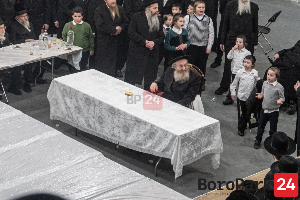 Photo Gallery: Stoliner Rebbe at the Purim Kuten Tish last night in ...