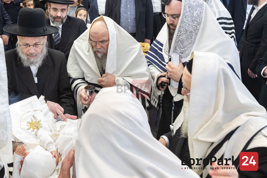 Photo Gallery: Bris for the son of Haga’on Rav Yitzchok Katz, Rov of ...